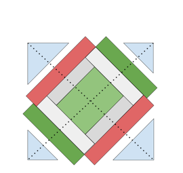 Perfect in Plaid String Quilt Block - We Like Sewing