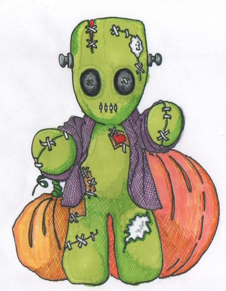 Frightfully Frankie Halloween Home Decor - We Like Sewing