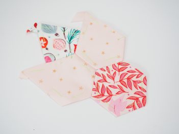 English Paper Piecing 101: How to EPP a Christmas Candle Mat - We Like ...