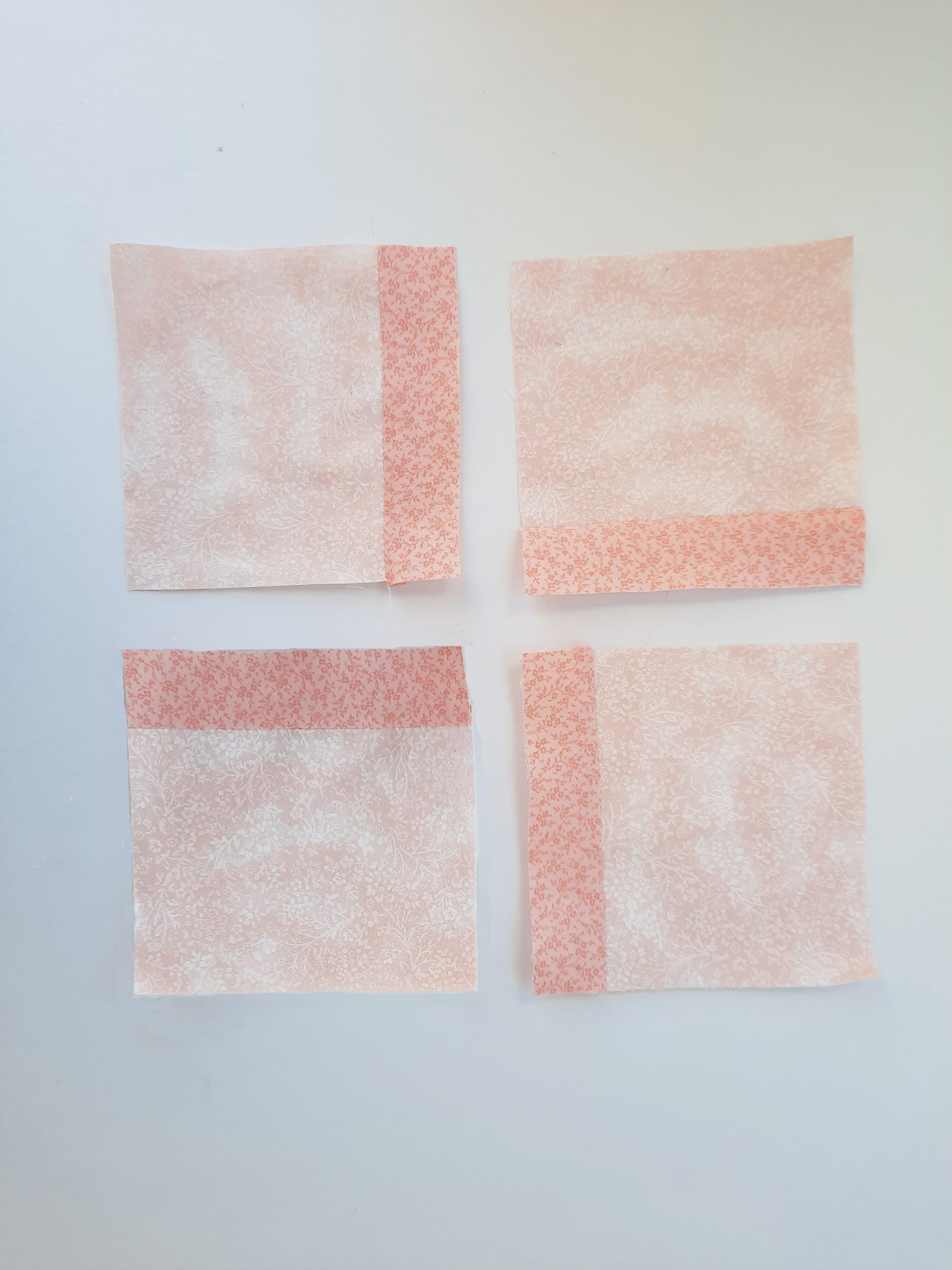 Rose Quartz Pinwheel Quilt Block - We Like Sewing