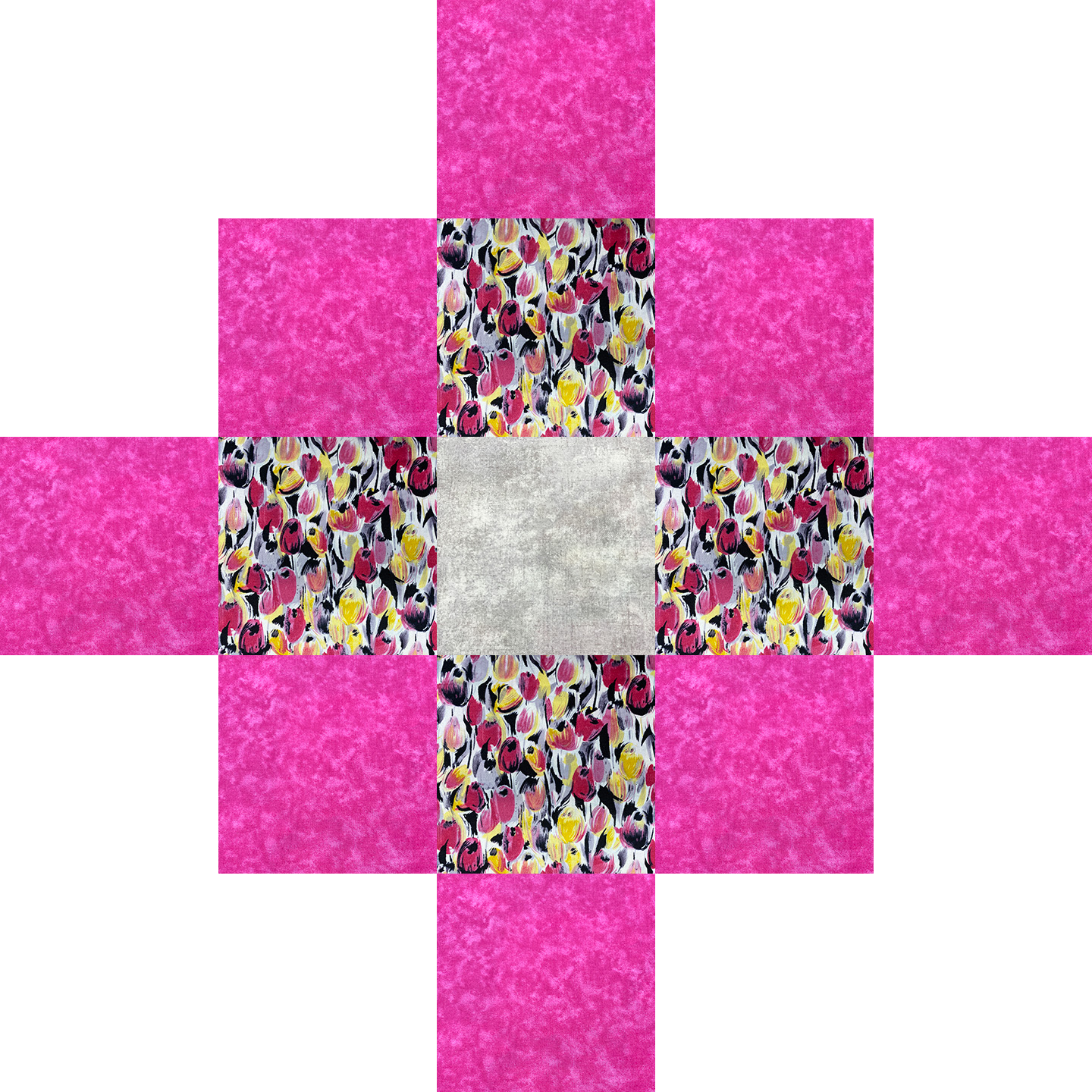 Colorburst Trip Around the World Quilt Pattern - We Like Sewing