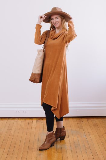 Astoria Cowl Neck Dress Pattern - We Like Sewing