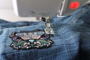 Two Easy Ways to Sew Patches onto Denim Jackets - We Like Sewing