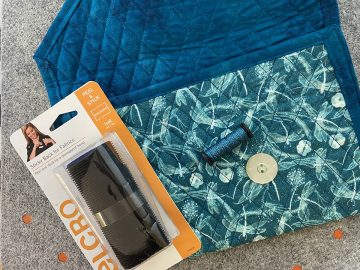 Leisurely Scroll Quilted iPad Cover Pattern - We Like Sewing