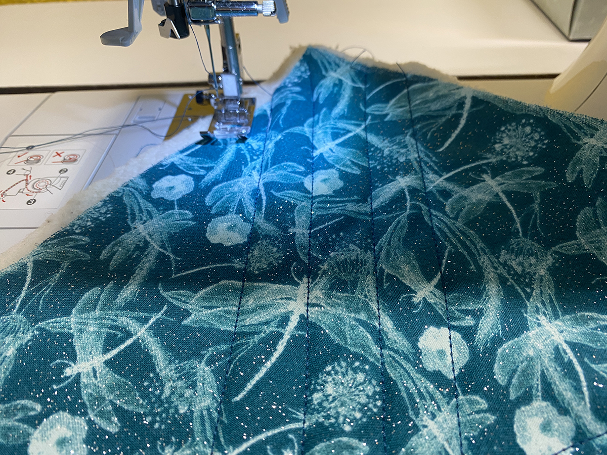 Leisurely Scroll Quilted iPad Cover Pattern - We Like Sewing