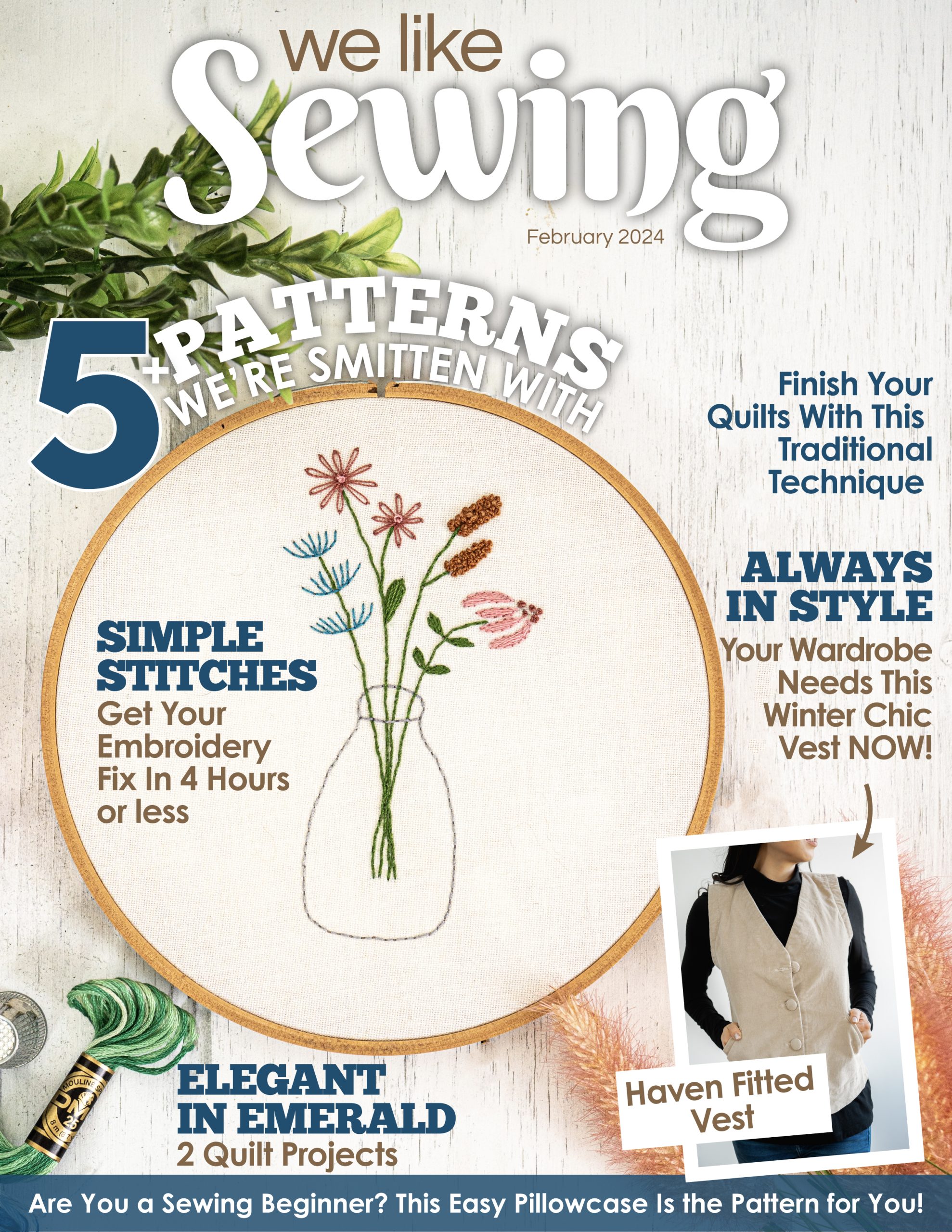 Pretty and practical patterns are here in our February Issue! - We Like ...