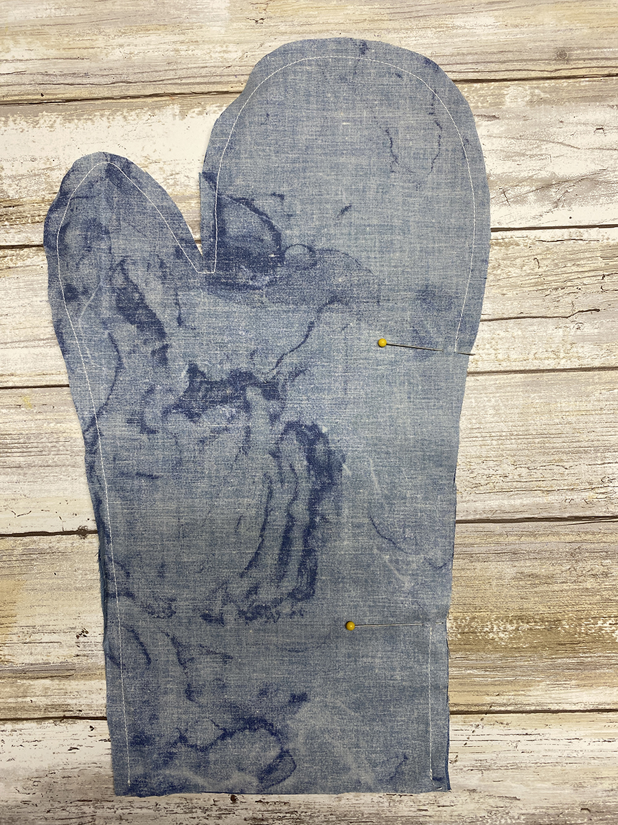 Recycled Denim Oven Mitt Pattern - We Like Sewing
