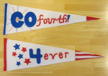 Go Fourth Patriotic Pennant Patterns - We Like Sewing