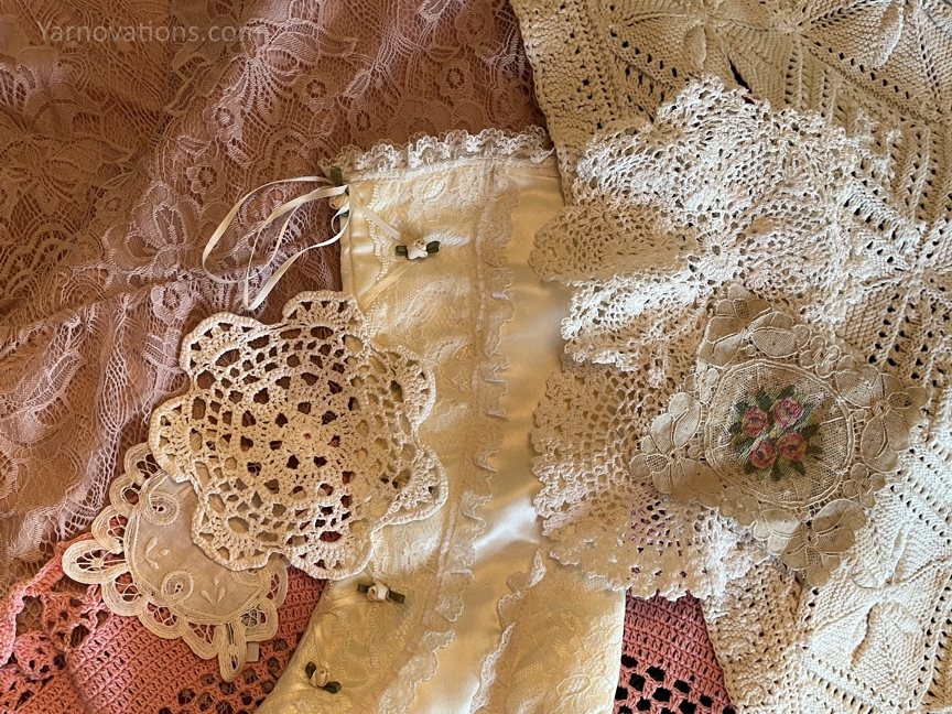 Reduce, Reuse, Re-lace: 11 Ideas for Upcycling Doilies and Lace - We ...