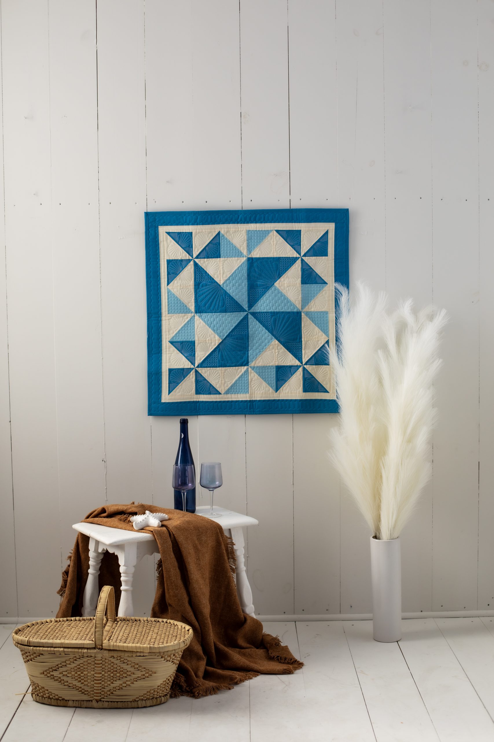 Breezy Pinwheels Wall Hanging Pattern - We Like Sewing